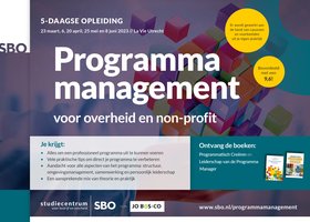Opleiding Programma Management voor overheid en non-profit