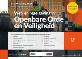 Opleiding Wet- en regelgeving in Openbare Orde en Veiligheid